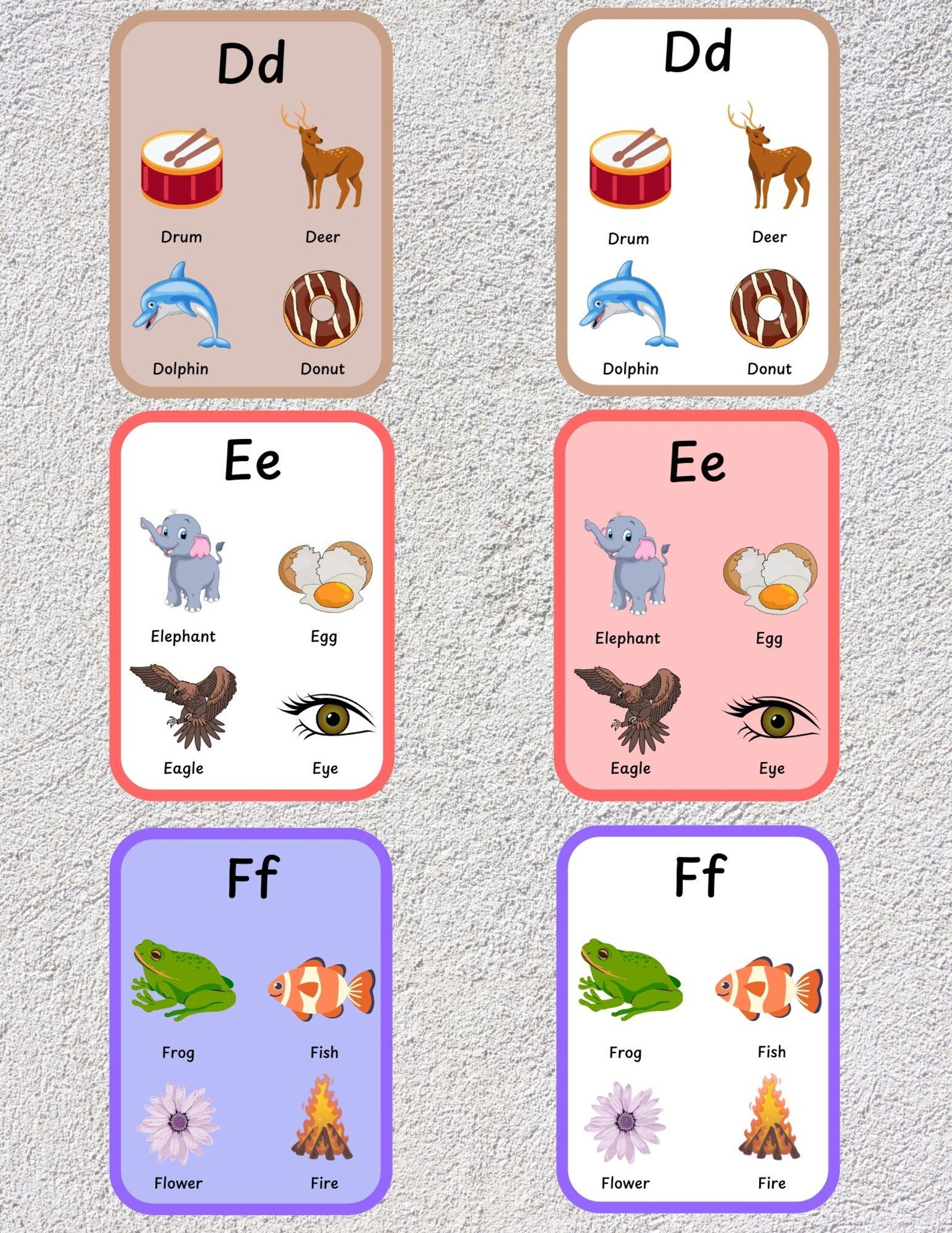 Alphabet Poster Set: A to Z Wall Art, Kids Educational Decor (digital ...