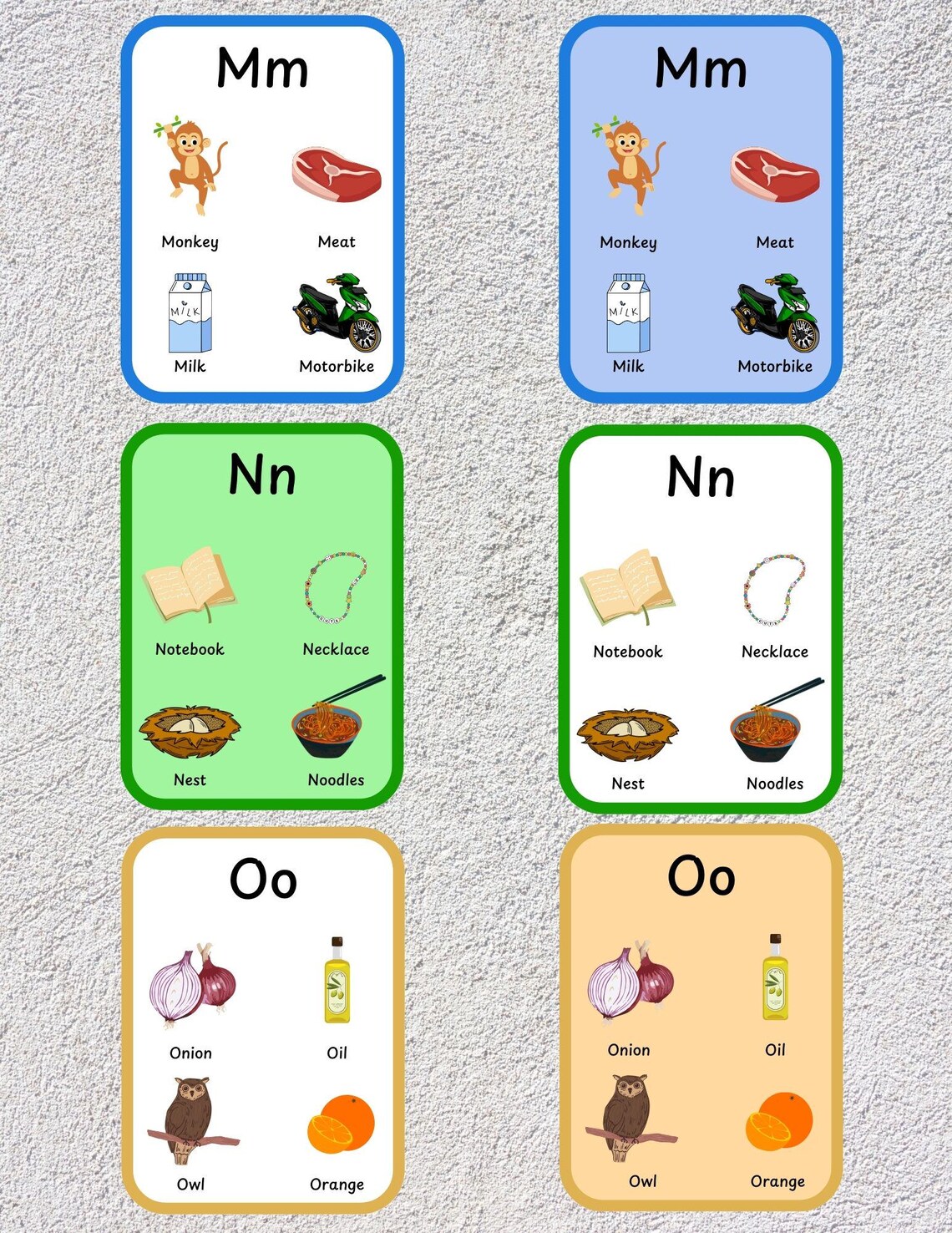 Alphabet Poster Set: A to Z Wall Art, Kids Educational Decor (digital ...