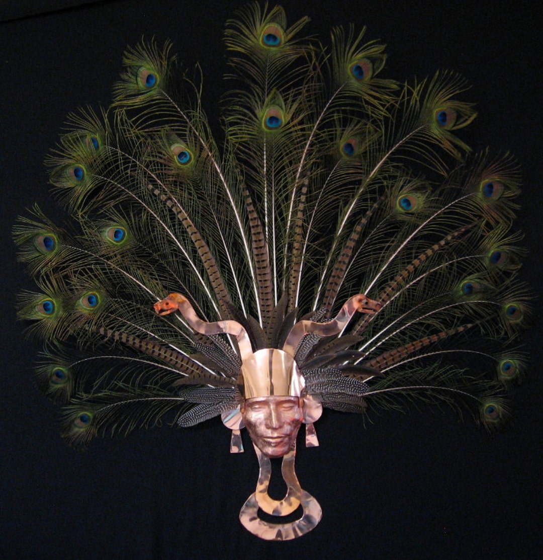 Metal Wall Art Original Wall Sculpture Mayan Copper by John Gutierrez ...
