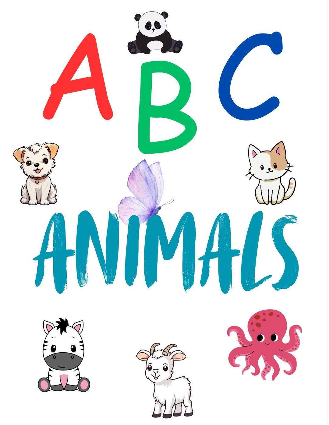 Alphabet Animal Coloring Pages - Fun & Educational Printable for Kids ...