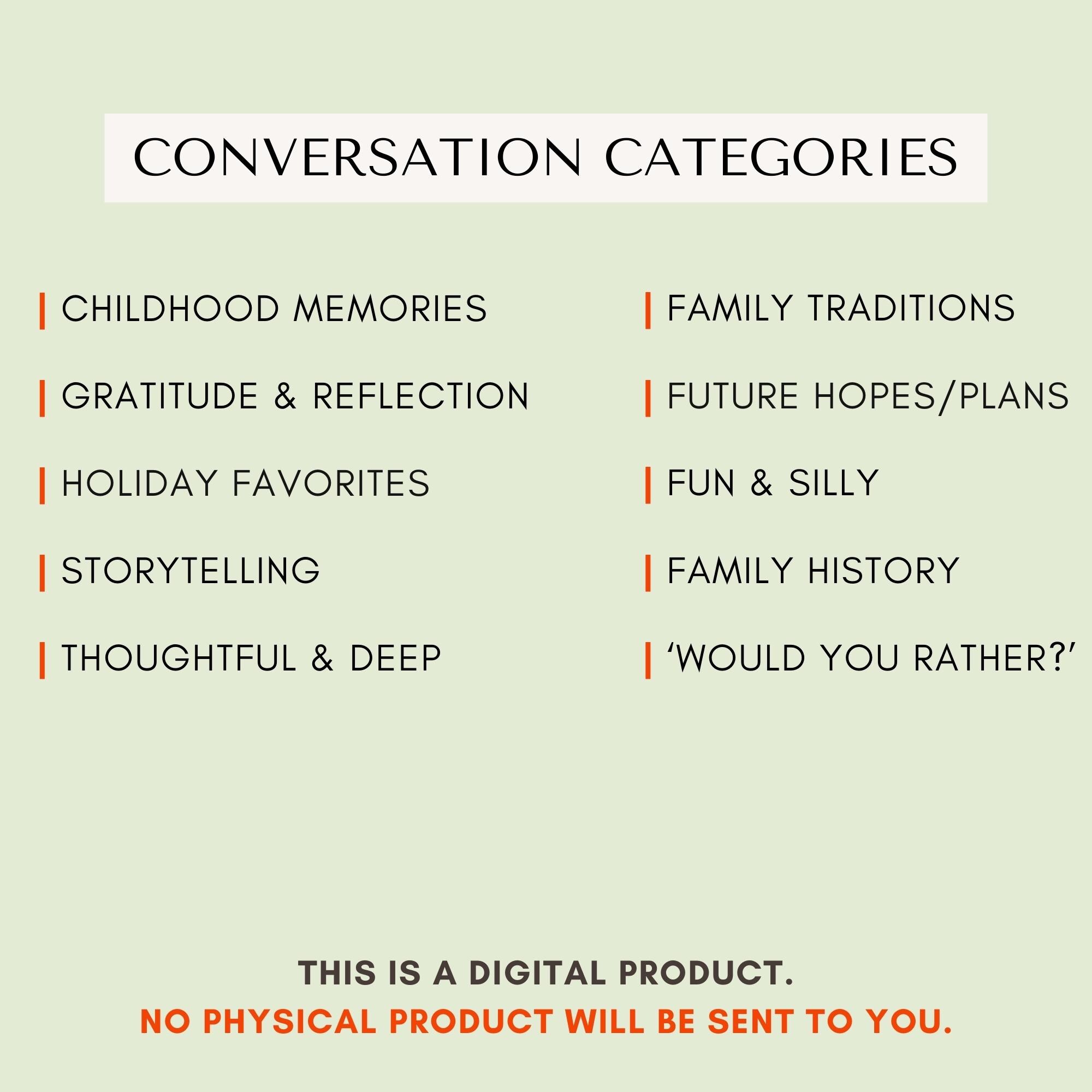 Christmas Family Bonding Cards: 100 Digital Conversation Prompts - Etsy