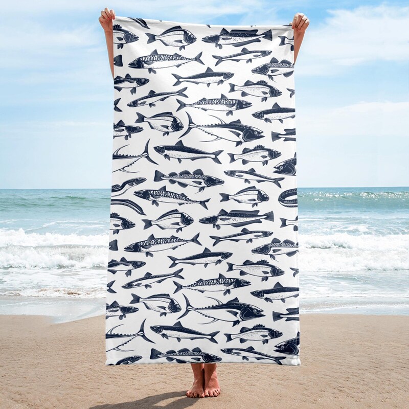Fish Hand Towels - Etsy