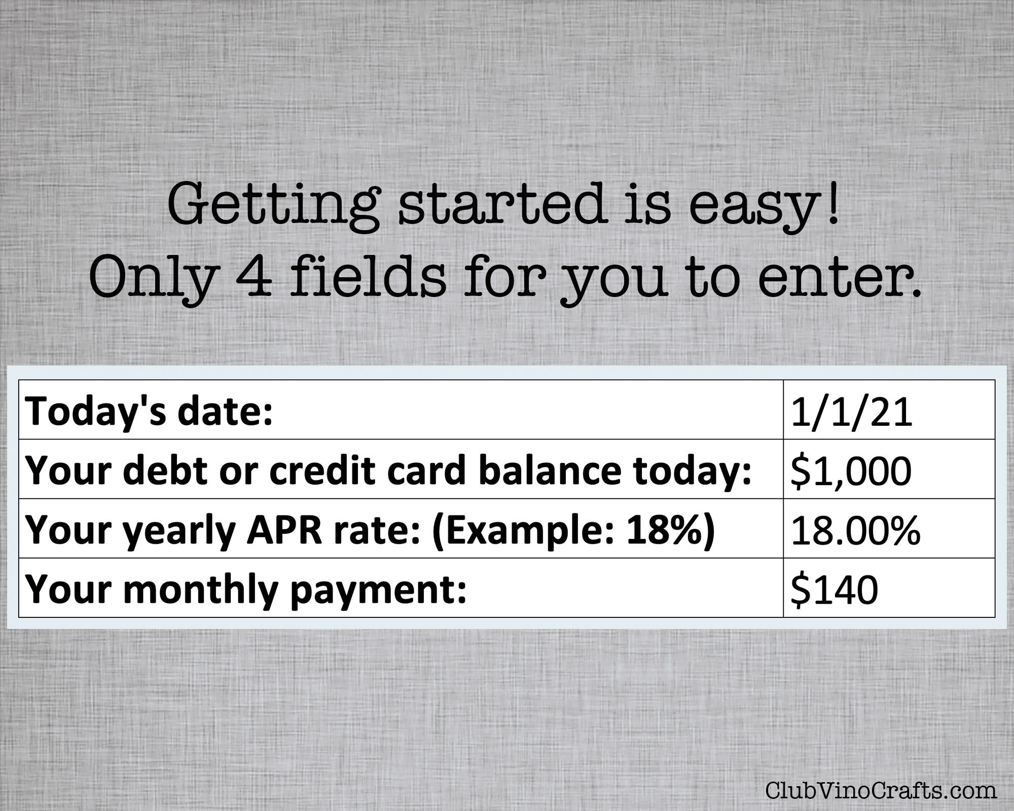 Excel Credit Card Payoff Calculator and Timeline Easy | Etsy