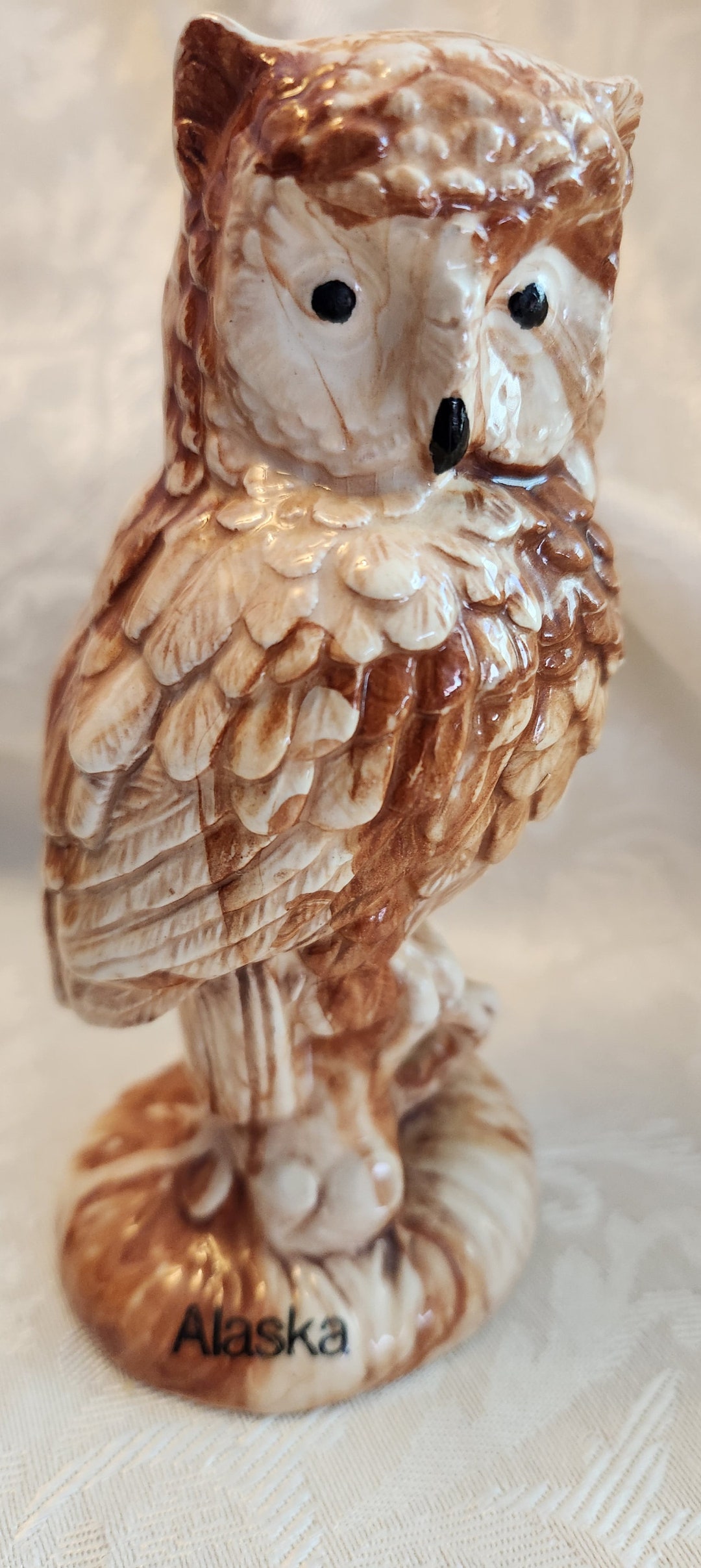 Alaska Cook Inlet Clay Owl Figurine - Etsy