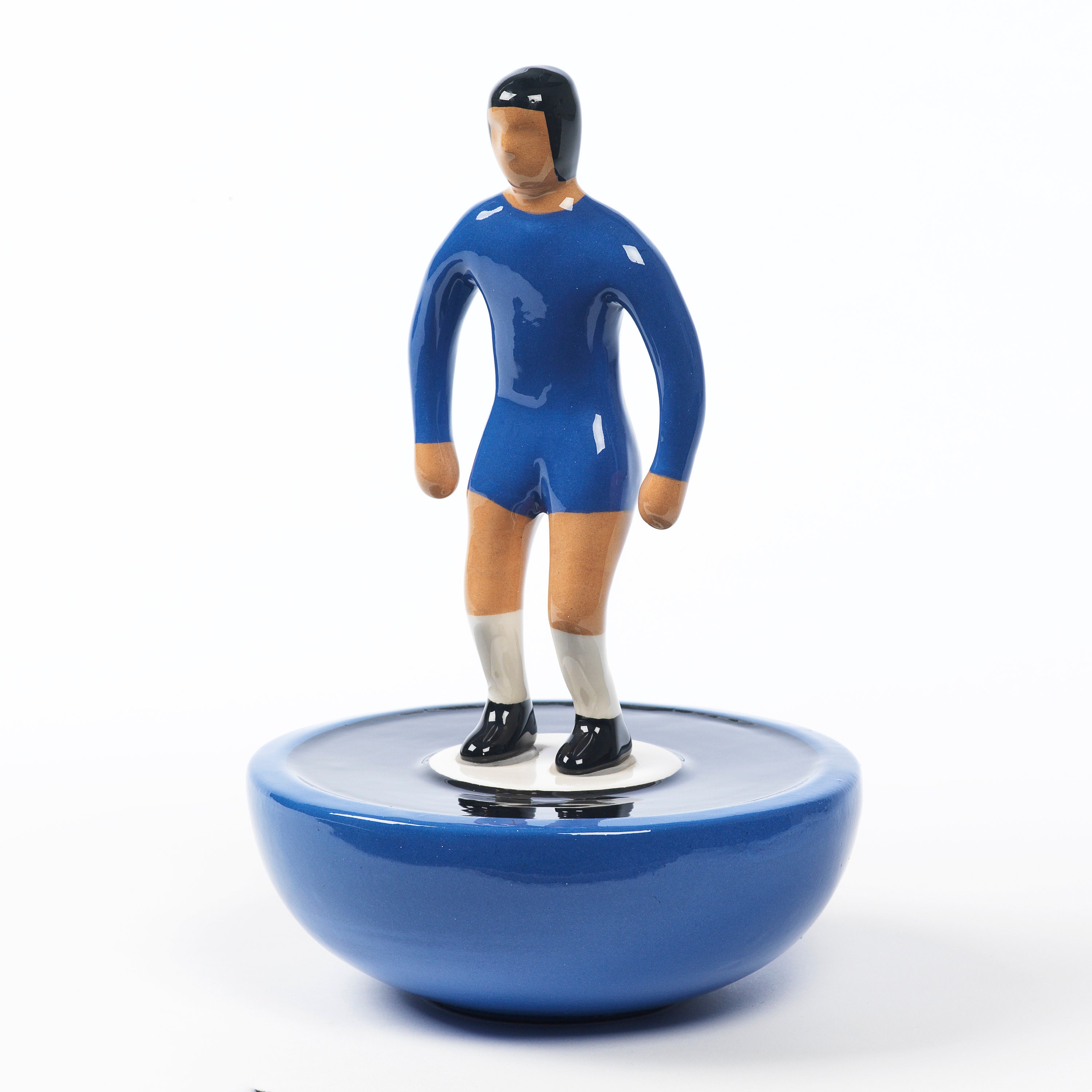Classic Italia International Ceramic Soccer Player Statue 100% Handmade ...