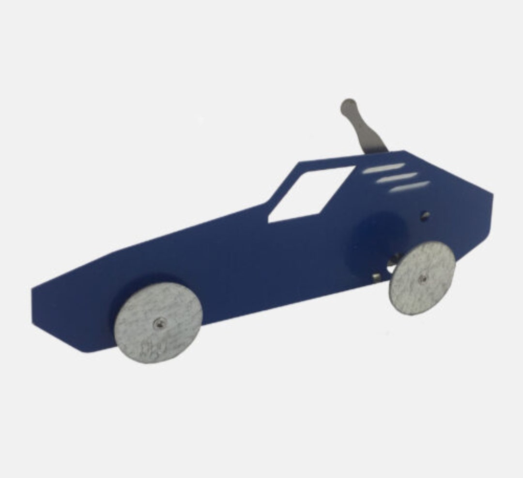 1970 Retro Metal Blue Wind up Toy Car | Mechanically Propelled Toy Car ...