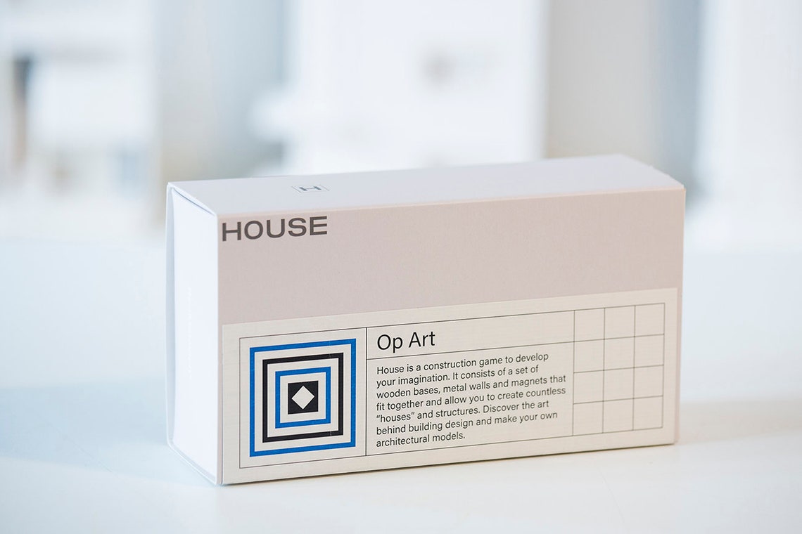 HOUSE OP ART Construction Toy A Building Set for - Etsy