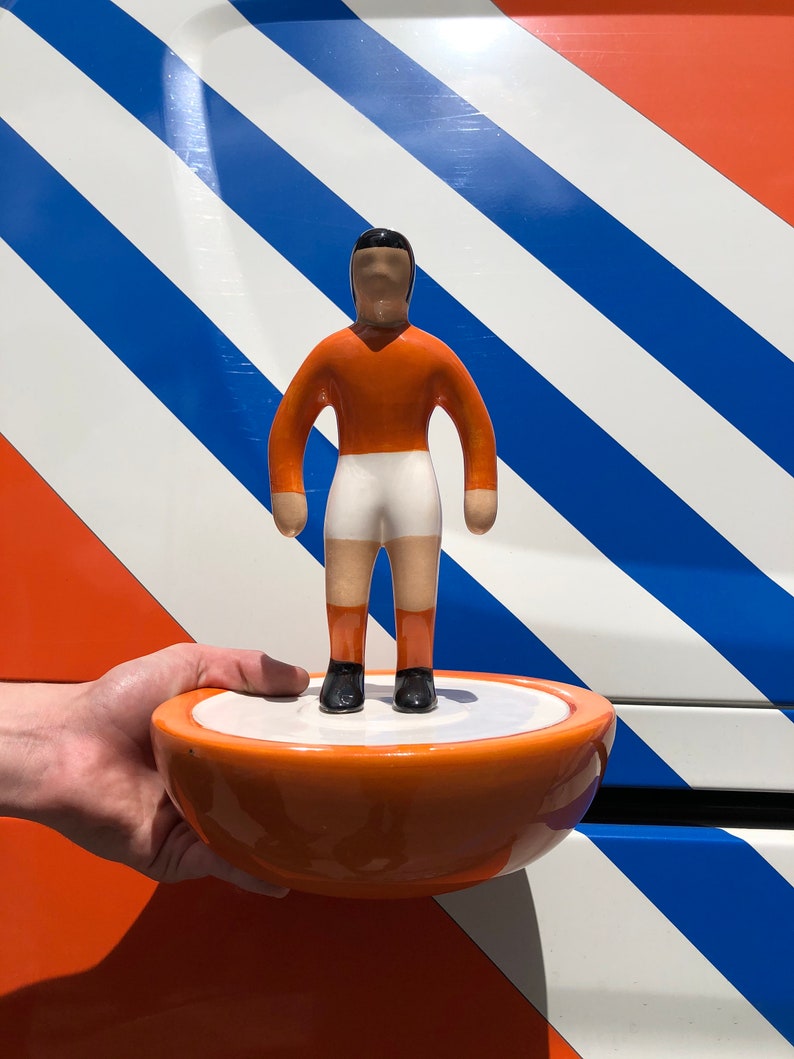 Dutch International Football Team Statue 30cm Handmade Ceramic Figure ...