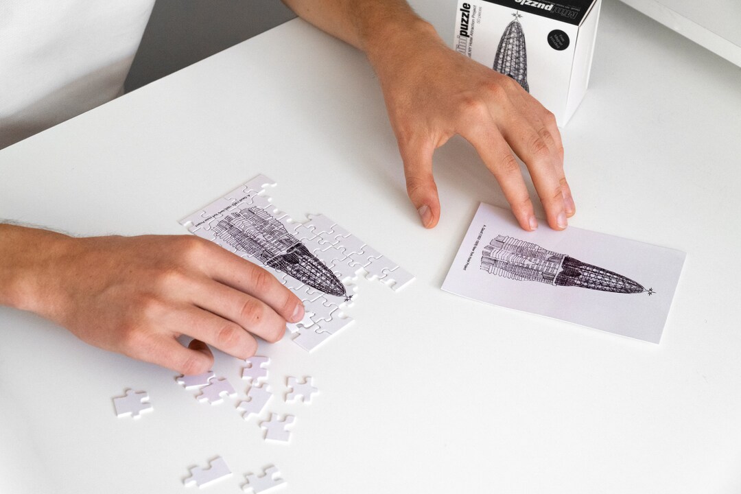 Antoni Gaudí Architecture Minipuzzle | 50-piece Cardboard Puzzle of the ...