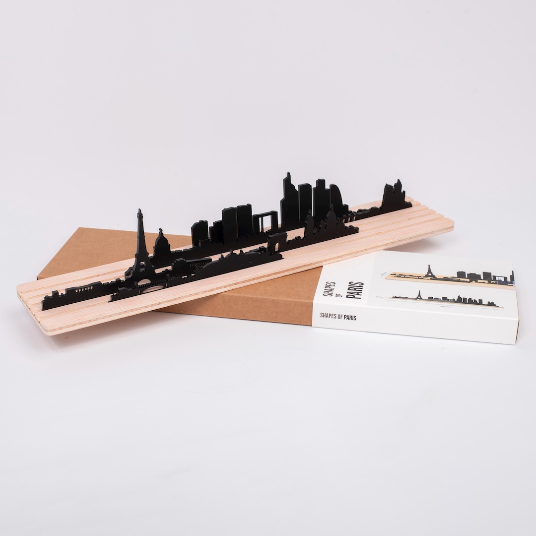 Paris Skyline Diorama: 3D City Silhouette, Architecture Gift - Etsy