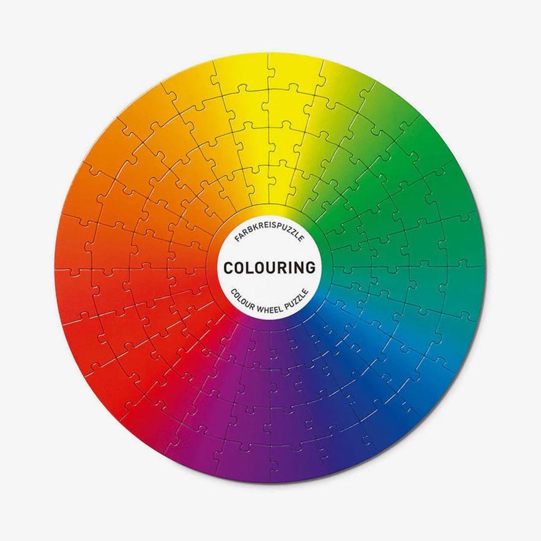 COLOURING | Colour Wheel Puzzle - Etsy