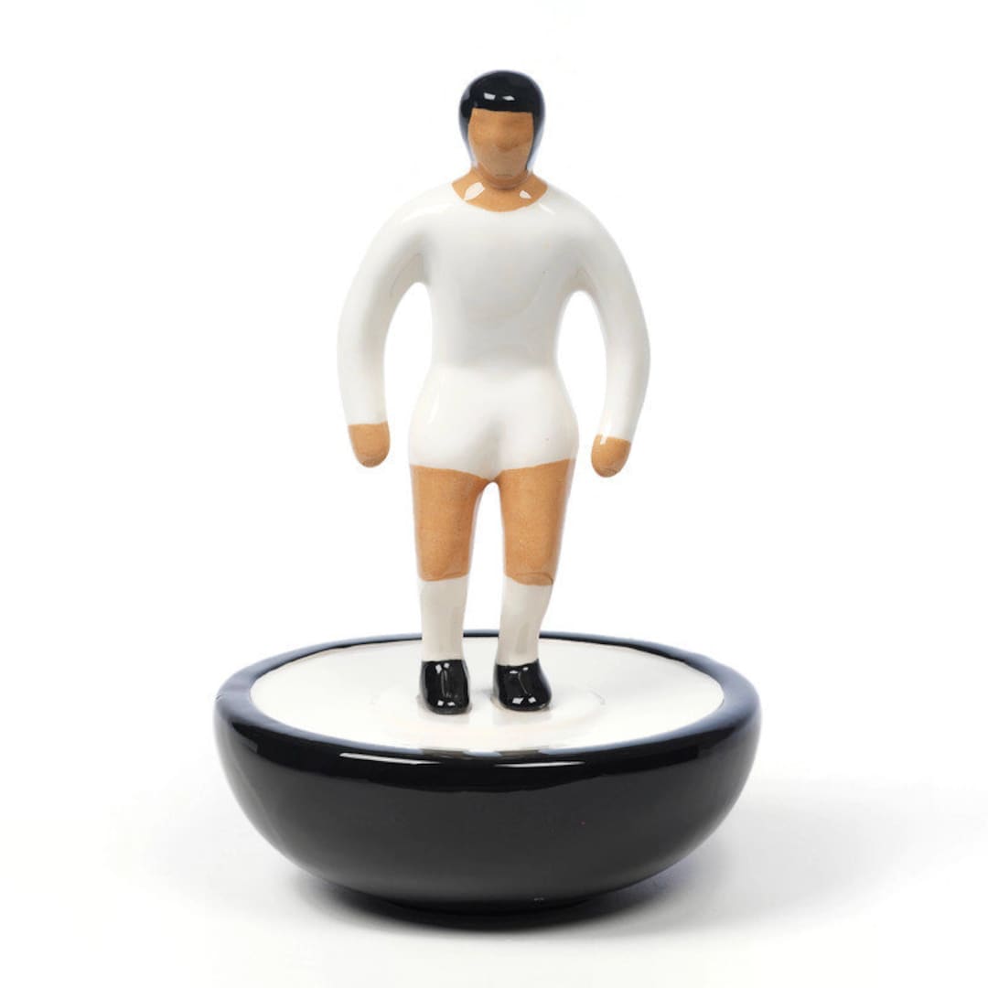 Real Madrid Club Ceramic Soccer Player Statue | Unique Handmade Clay ...