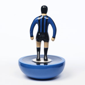 Inter Milan Ceramic Soccer Player Statue | 100% Handmade Clay Decor ...