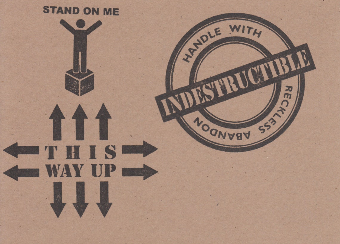 Set of Three Funny Packaging Clear Polymer Stamps - Etsy