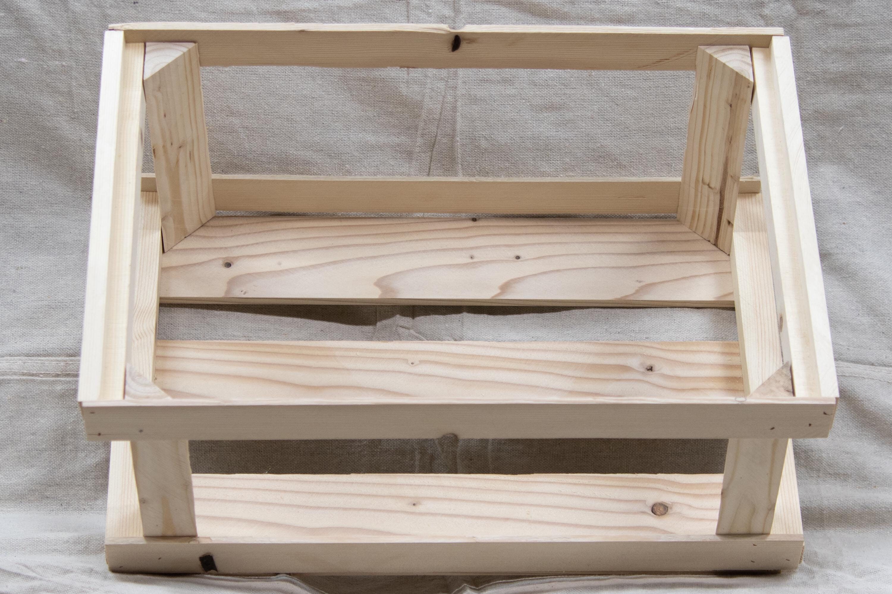 Handcrafted Wooden Canning Crate, 12 Quart Jar Storage, Stackable ...