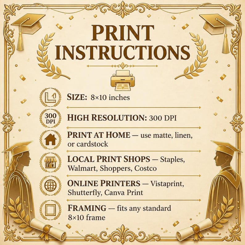 Graduation Poem for Daughter | Inspirational Keepsake Wall Art (digital ...