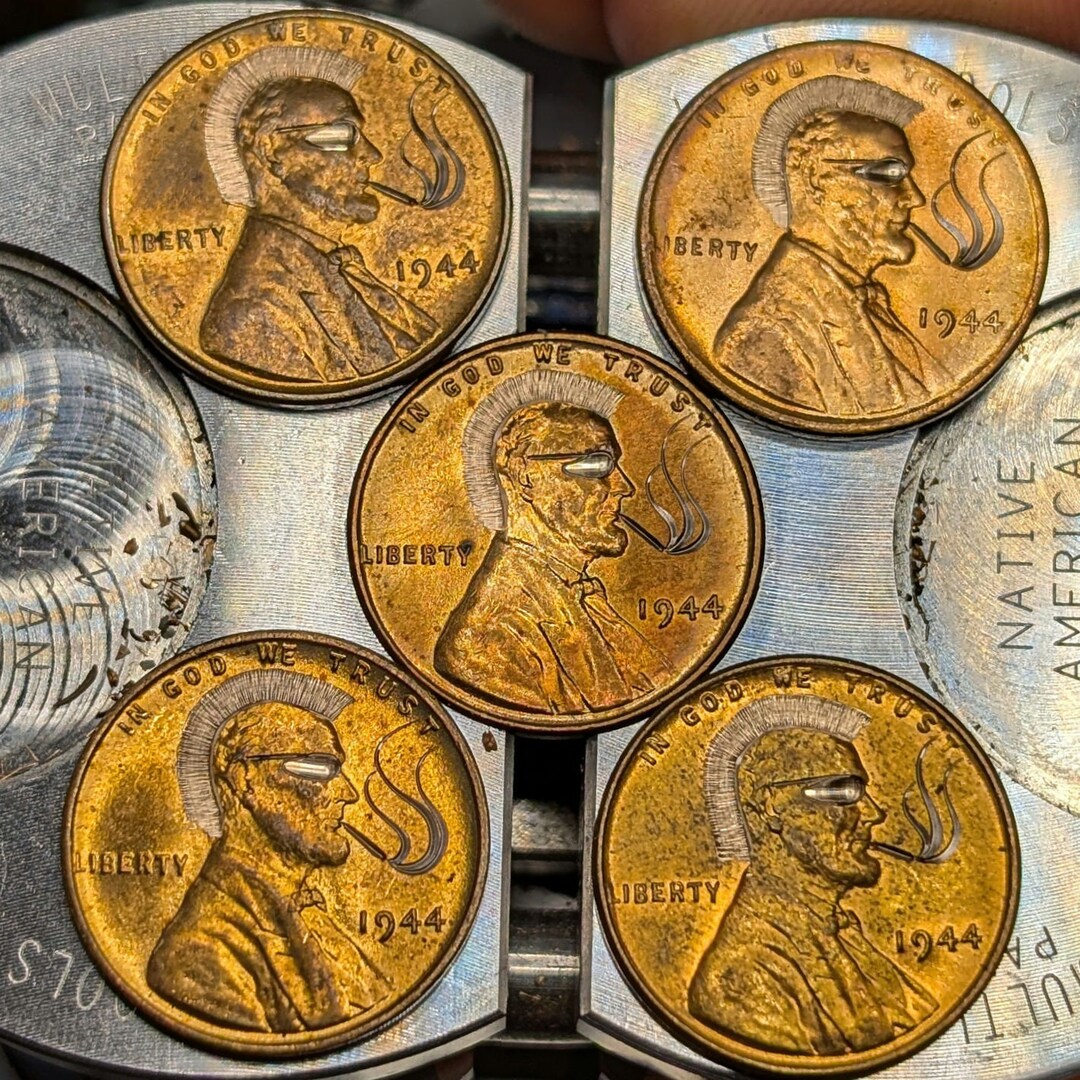 Punk 1944 Hobo Penny Hand Engraved and Signed 95% Copper Coin - Etsy