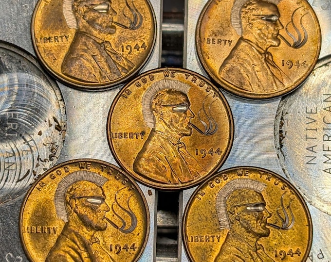 Punk 1944 Hobo Penny Hand Engraved and Signed 95% Copper Coin - Etsy