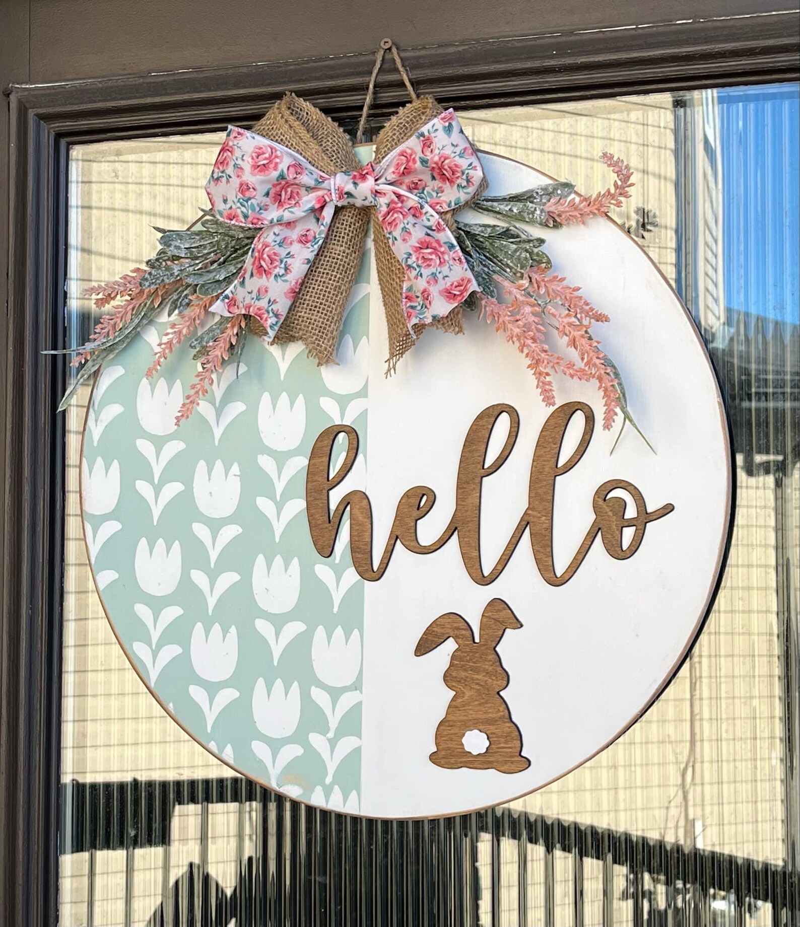 Easter Porch Leaner, Easter Bunny Porch Leaner, Easter Porch Leaner ...