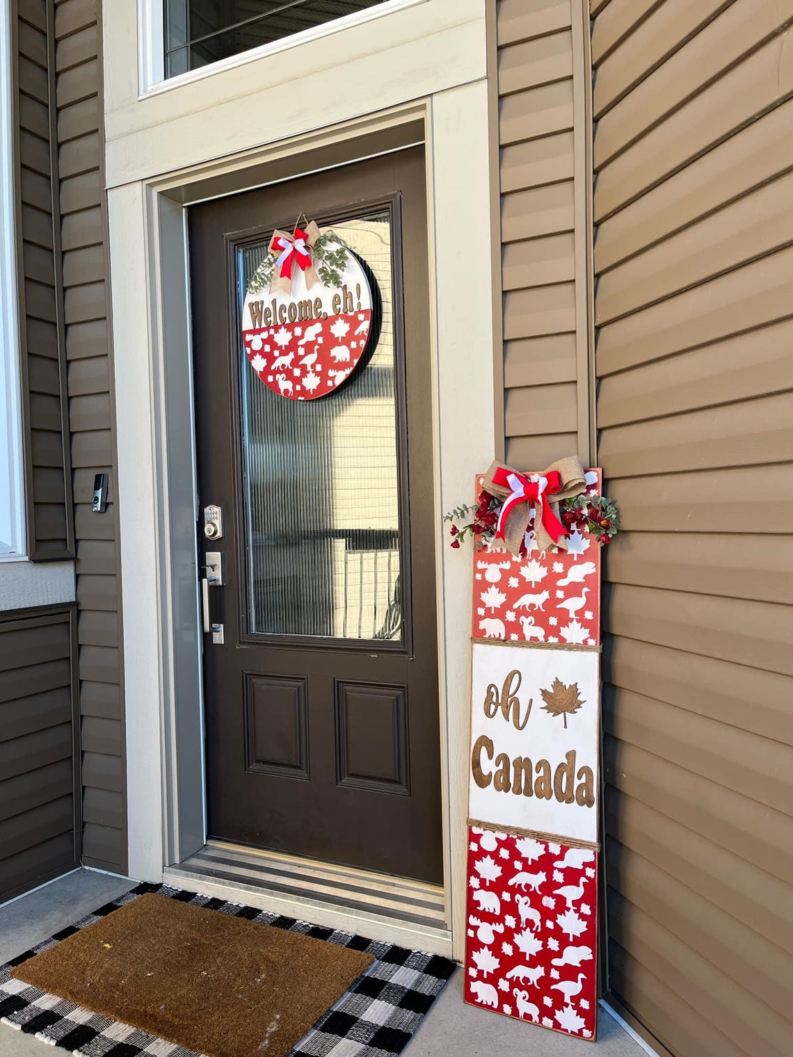 Canada Day Porch Leaner, Canada Day Porch Sign, Oh Canada Porch Sign ...