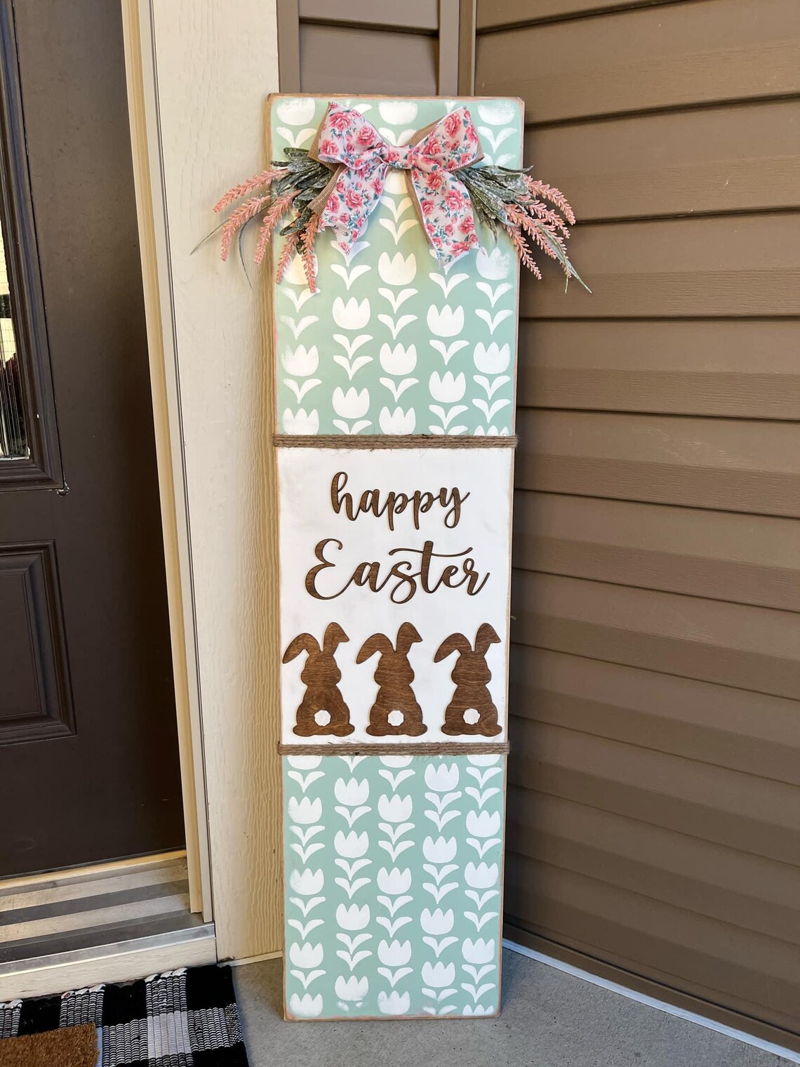 Easter Porch Leaner, Easter Bunny Porch Leaner, Easter Porch Leaner ...