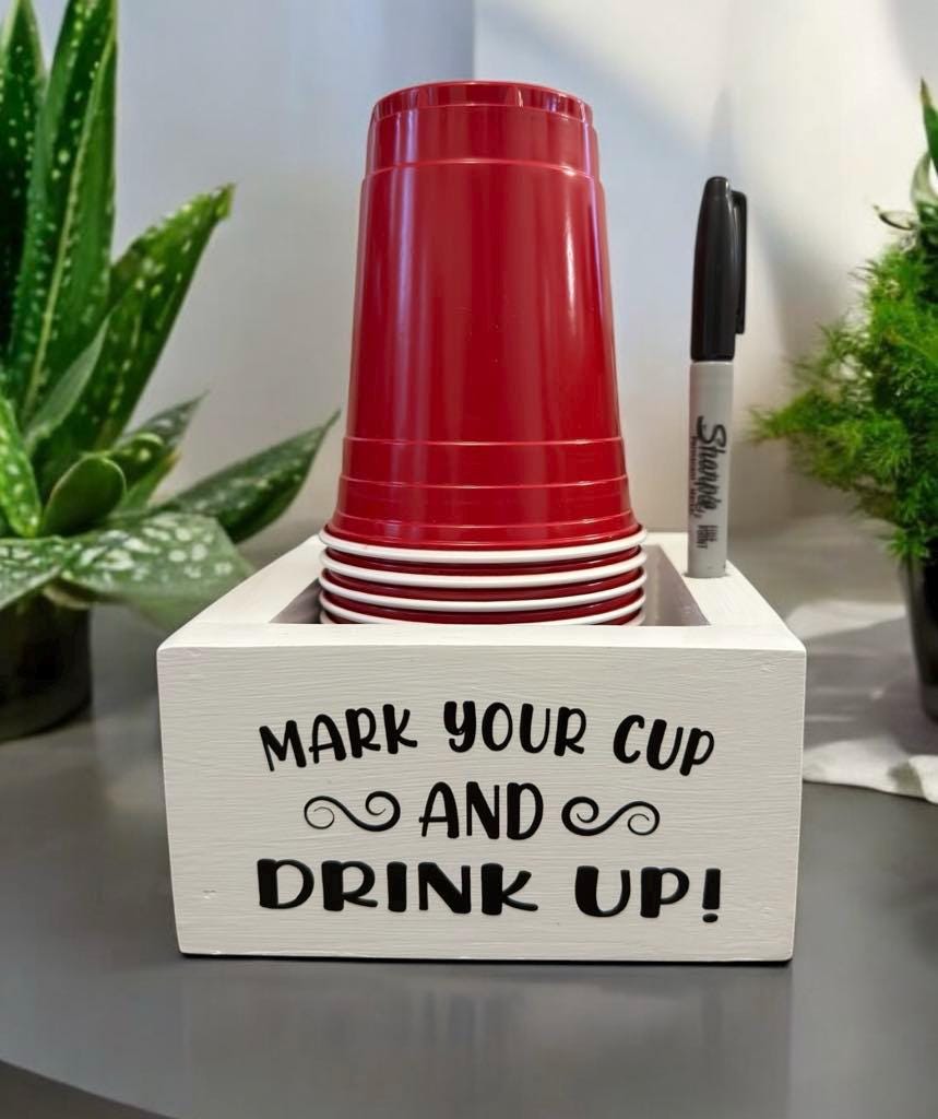 Solo Cup Holder With Marker Solo Cup Holder With Sharpie Solo Cup ...