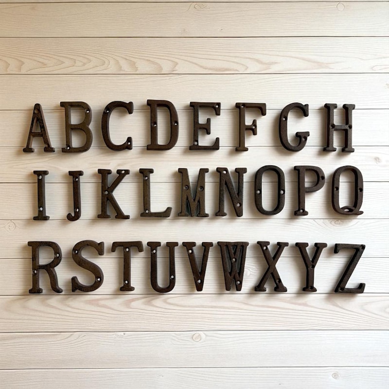 Metal Letters - Etsy