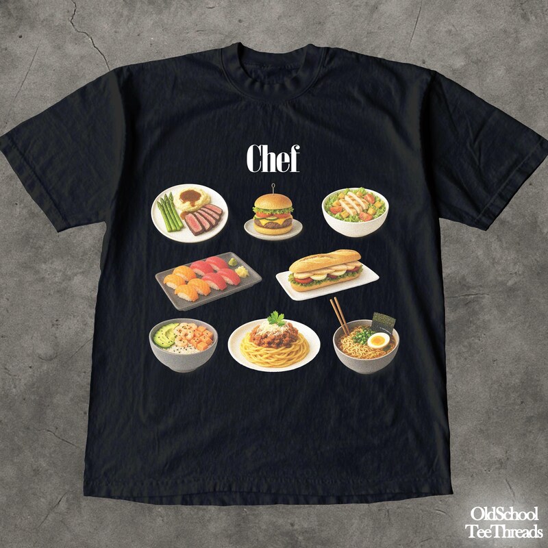 Food Graphic Tees - Etsy