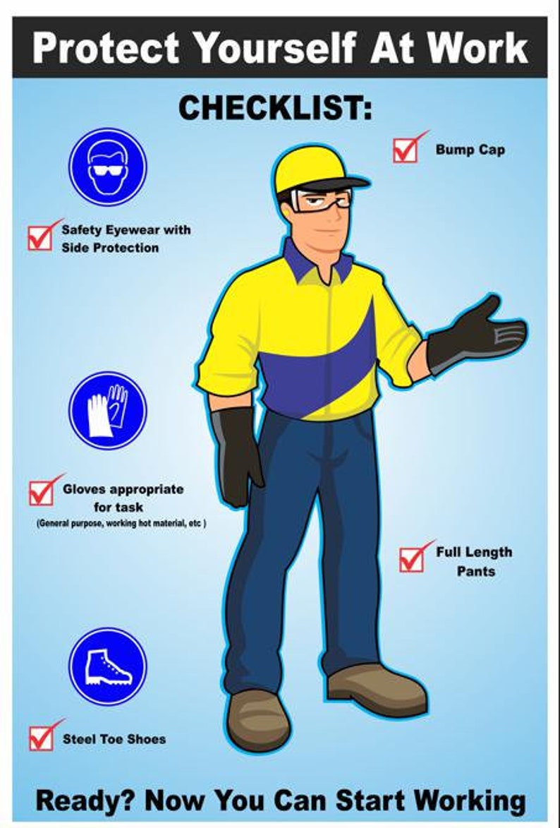 Safety PPE Layout - Etsy
