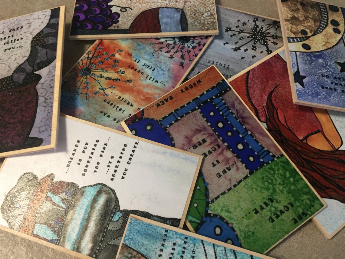 Magnet Art Flower Magnet Joy Magnet Joy Magnet | Etsy