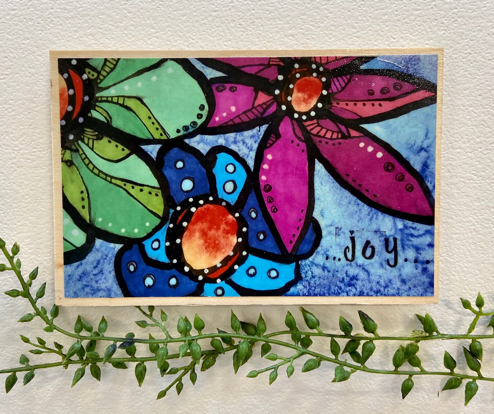 Magnet Art Flower Magnet Joy Magnet Joy Magnet - Etsy