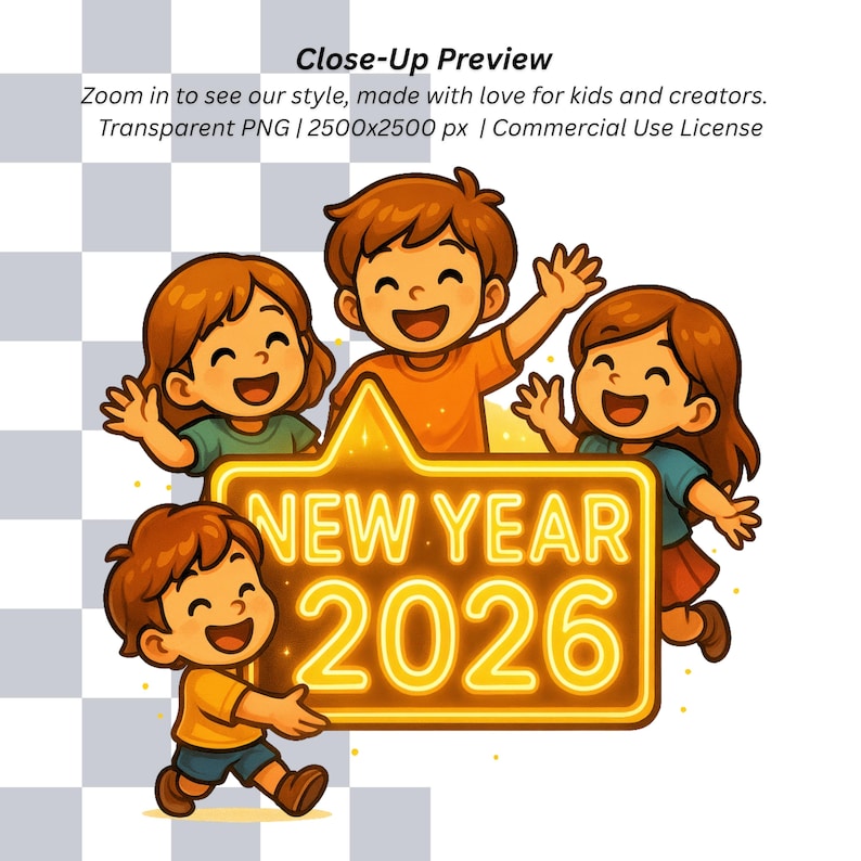 25 New Year 2026 Clipart, Transparent PNG Graphics Commercial Use ...