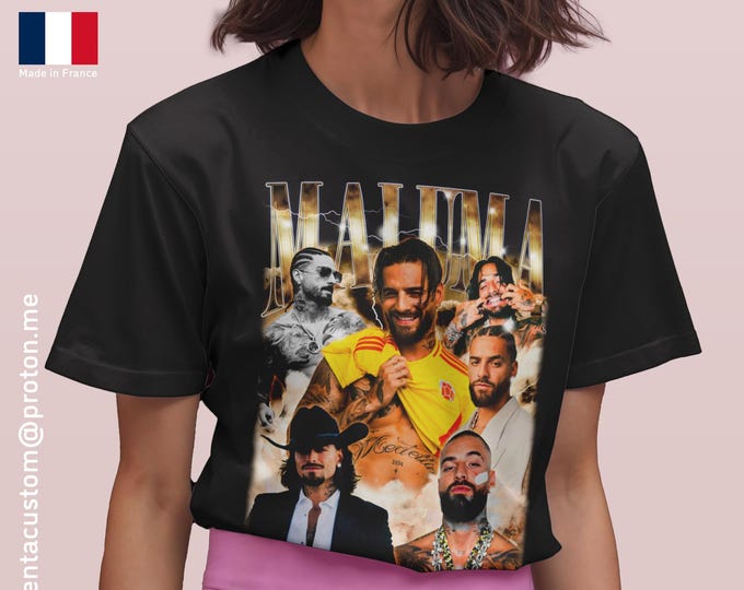 Maluma Mexican Loteria T-shirt: El Papi Juancho. Maluma Baby. Maluma ...