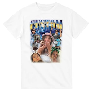 T-shirt personnalisé Rap Bootleg, Tee-shirt photo femme, Cadeau ...