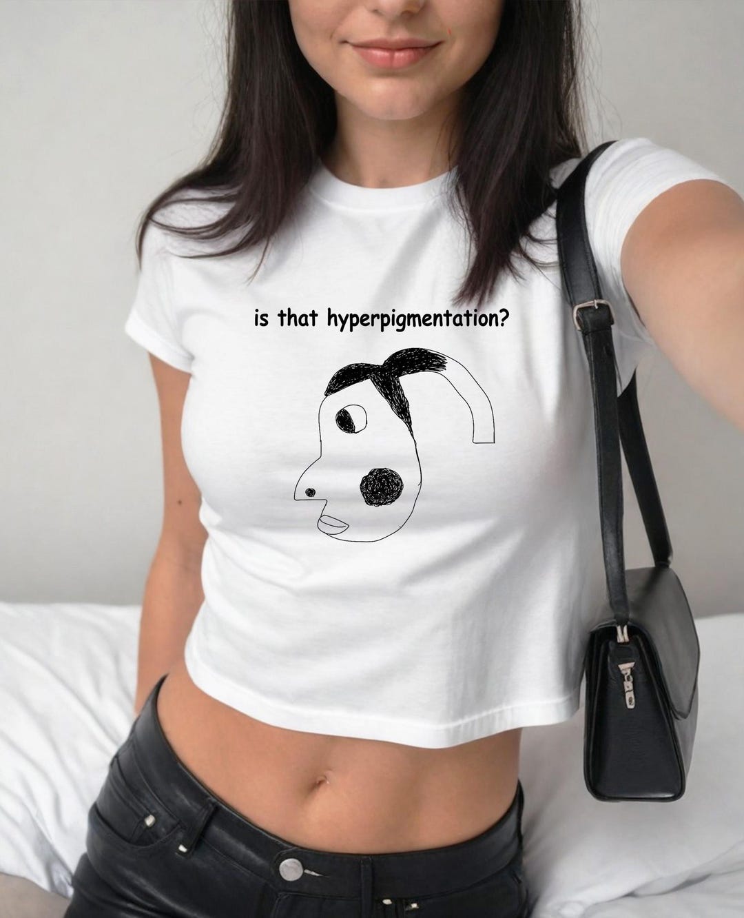 Is That Hyperpigmentation Crop Top, Funny Skin Humor Tee, Body Positive ...
