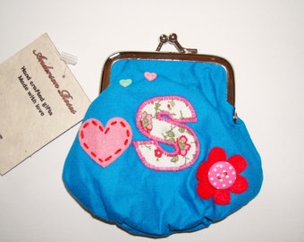 Girls Coin Purse Personalised With Initial - Etsy