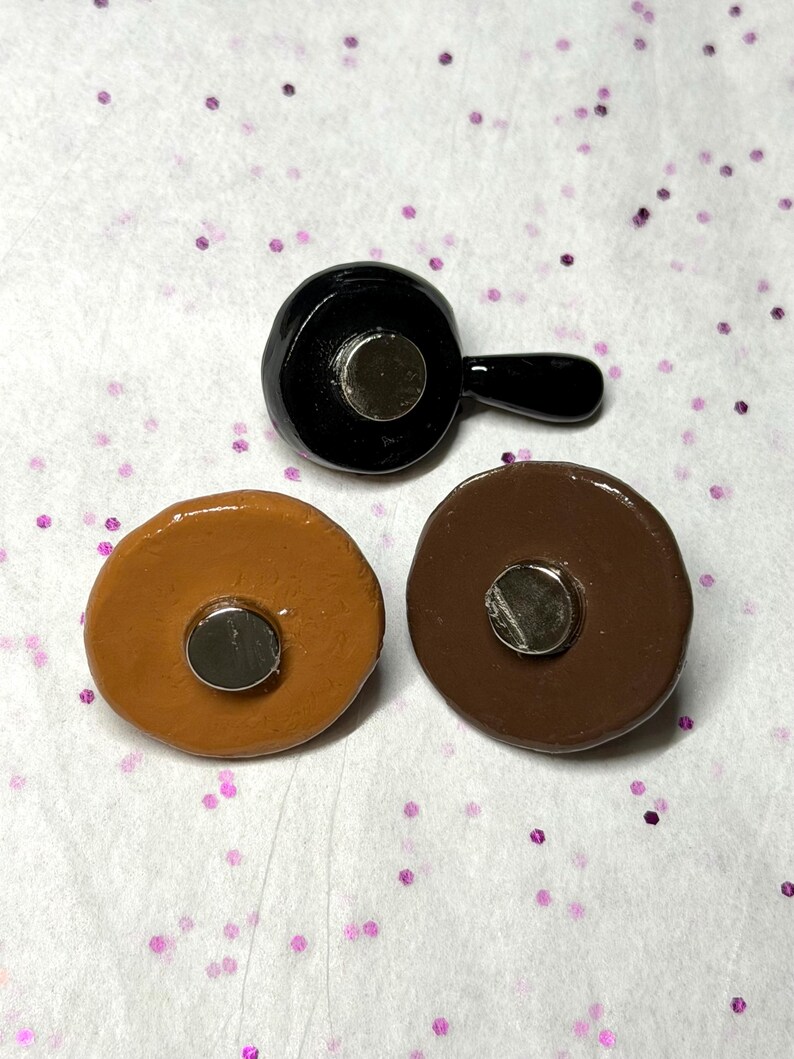 Handmade Pizookie Magnet | Polymer Clay Skillet Cookie Fridge Decor - Etsy