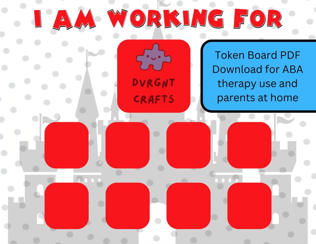 Minnie Mouse Inspired Token Board Economy for ABA Therapy Use or ...