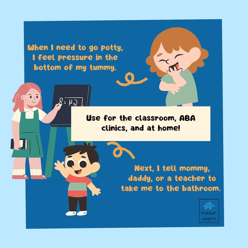 Potty Training Social Story ABA Therapy, Occupational Therapy, and Home ...