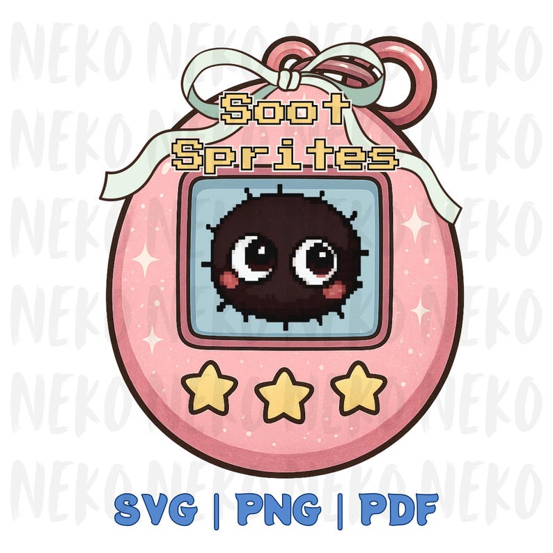 Soot Sprites Anime Clip Art | PNG, SVG, PDF | Digital Download - Etsy