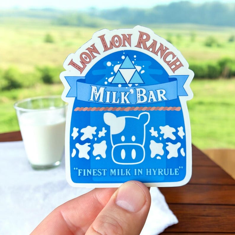 Lon Lon Ranch Milk Bar Clip Art | PNG, SVG, PDF | Digital Download - Etsy