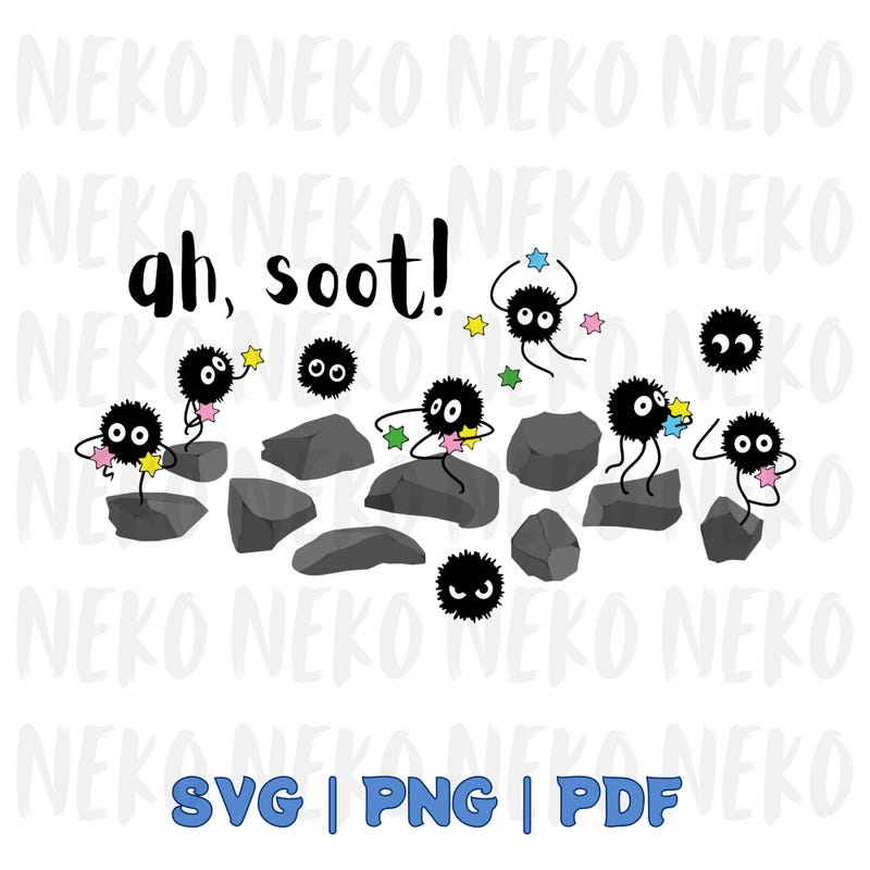Soot Sprite Svg and Png - Etsy