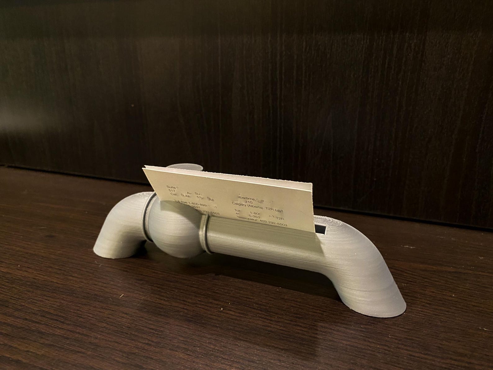 Pipeline Valve Business Card Holder – 3D Printed Industrial Desk ...