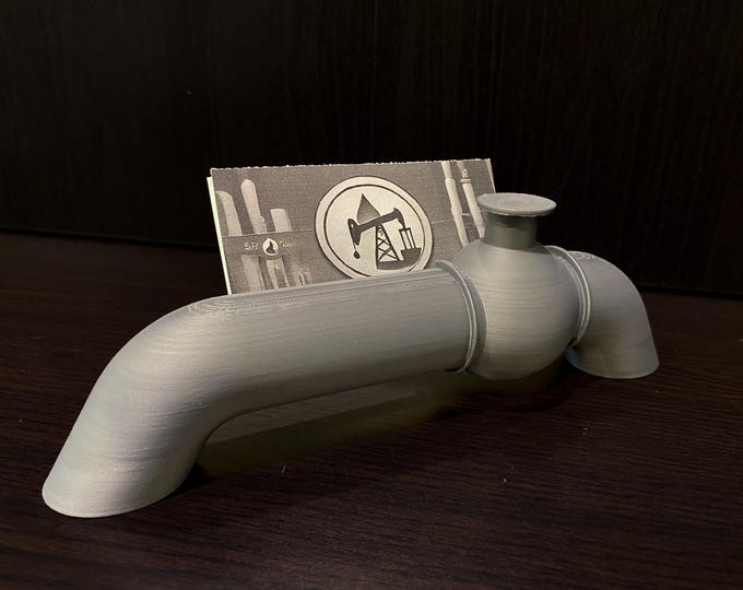 Custom Steel Business Card Holder With Stop Rod, Unique Design, Made to ...