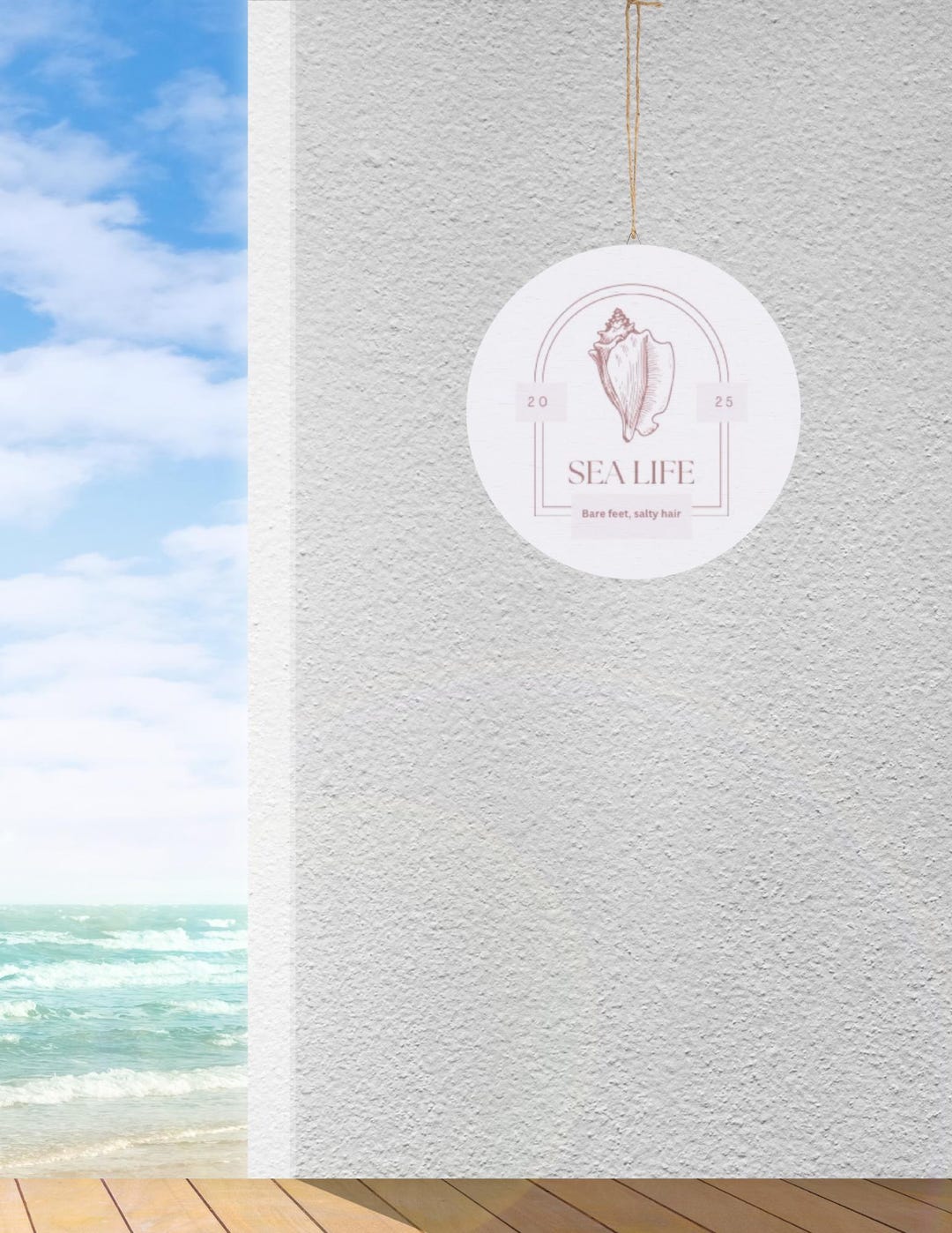 Beach Vibe Wood Sign 'sea Life Bare Feet, Salty Hair' Decor, Nautical ...