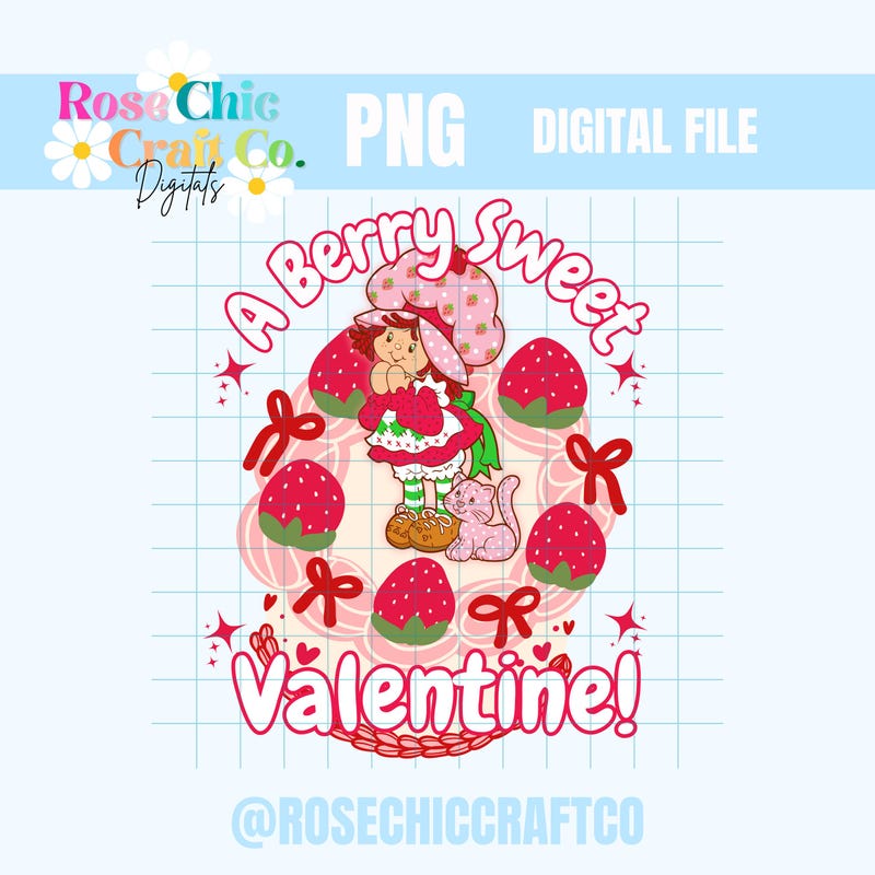 Strawberry Shortcake Svg - Etsy