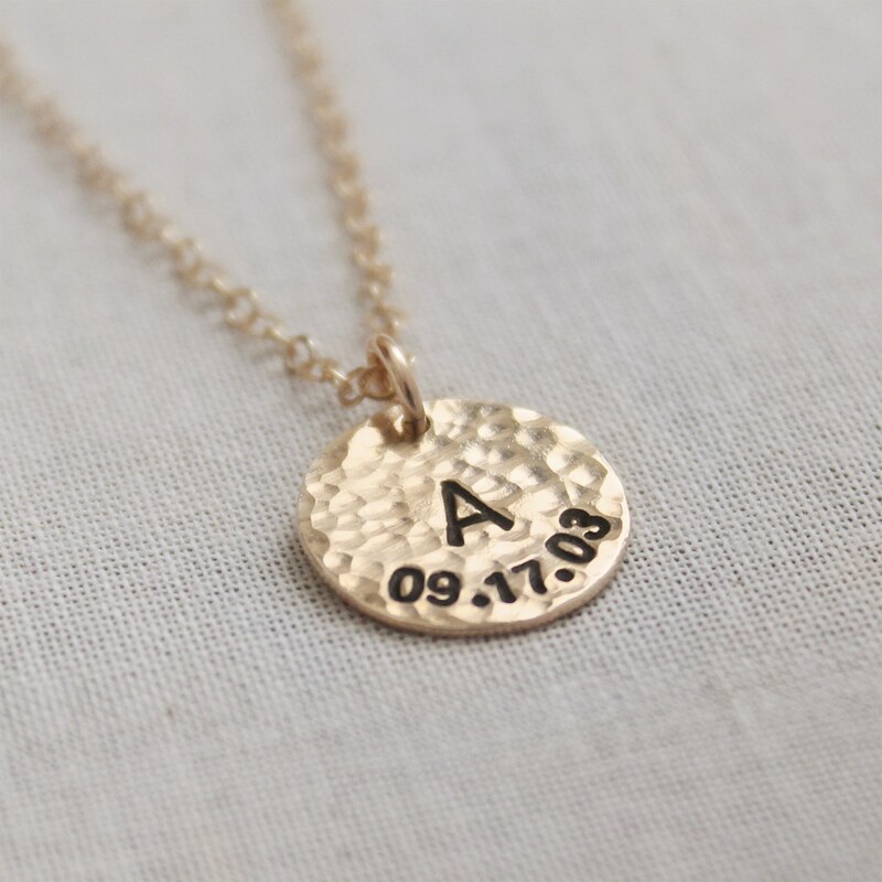 Birthdate Necklace - Etsy