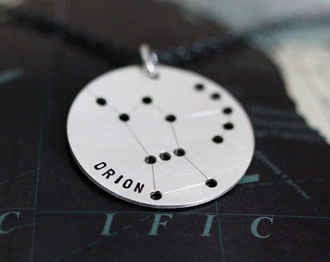 Orion Necklace, Orion Constellation Necklace - Astrological Zodiac Sign ...