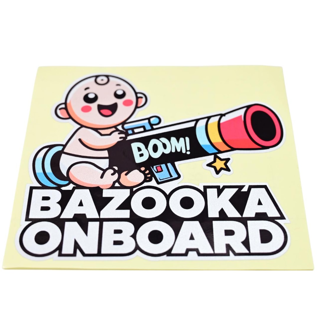 2-pack Funny Bazooka Decals Car Truck Window Bumper Gift Decor - Etsy