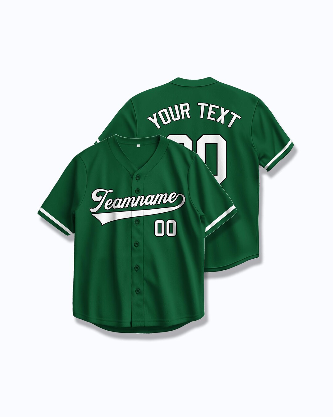 Custom Team Baseball Jersey With Embroidery and Heat Press Option ...